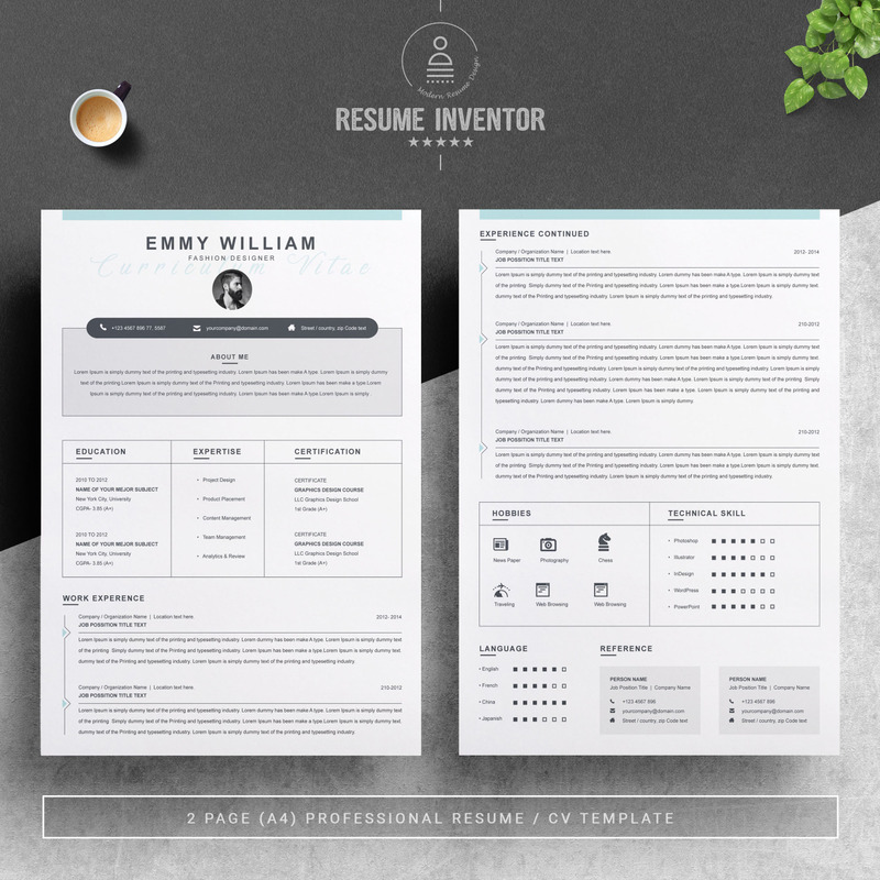 Emmy Resume Template #79016 - TemplateMonster